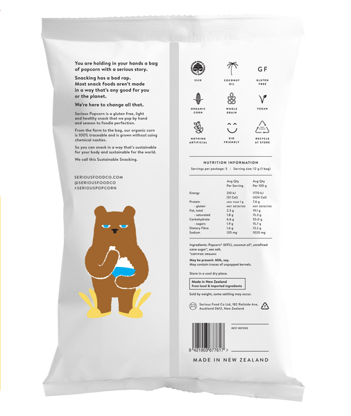 Sweet & Salty Popcorn Multipack (60g) – Serious Food Co