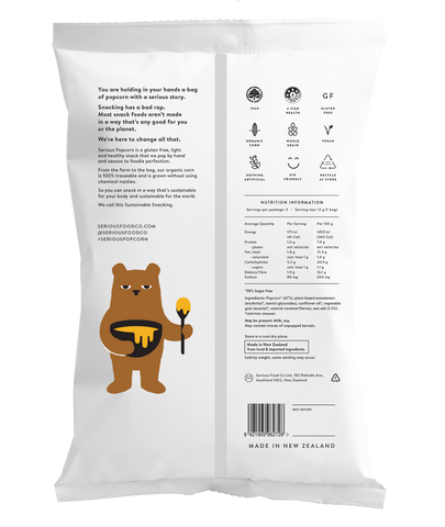 Sugar Free Salted Caramel Popcorn Multipack (60g) – Serious Food Co